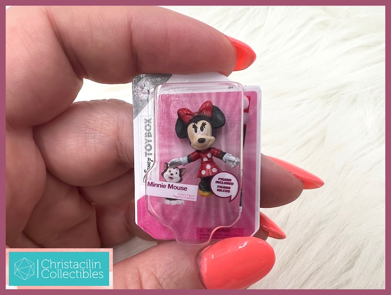Mini Figure Tiny Minnie Mouse Replica Disney Toy - Etsy