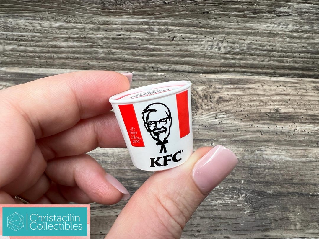 Mini Figure | Traditional To-go KFC Fried Chicken Bucket - Etsy