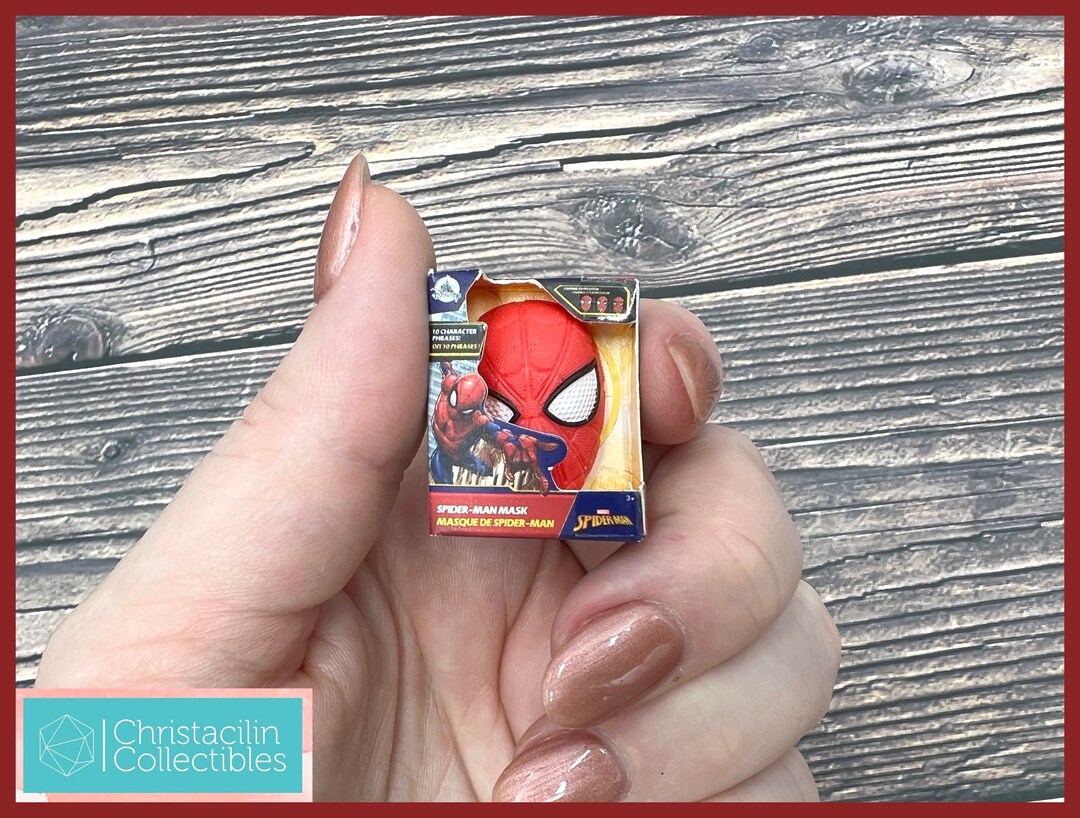 Mini Figure | Tiny "spider-man" Mask Marvel Movie Replica Toy by Disney ...