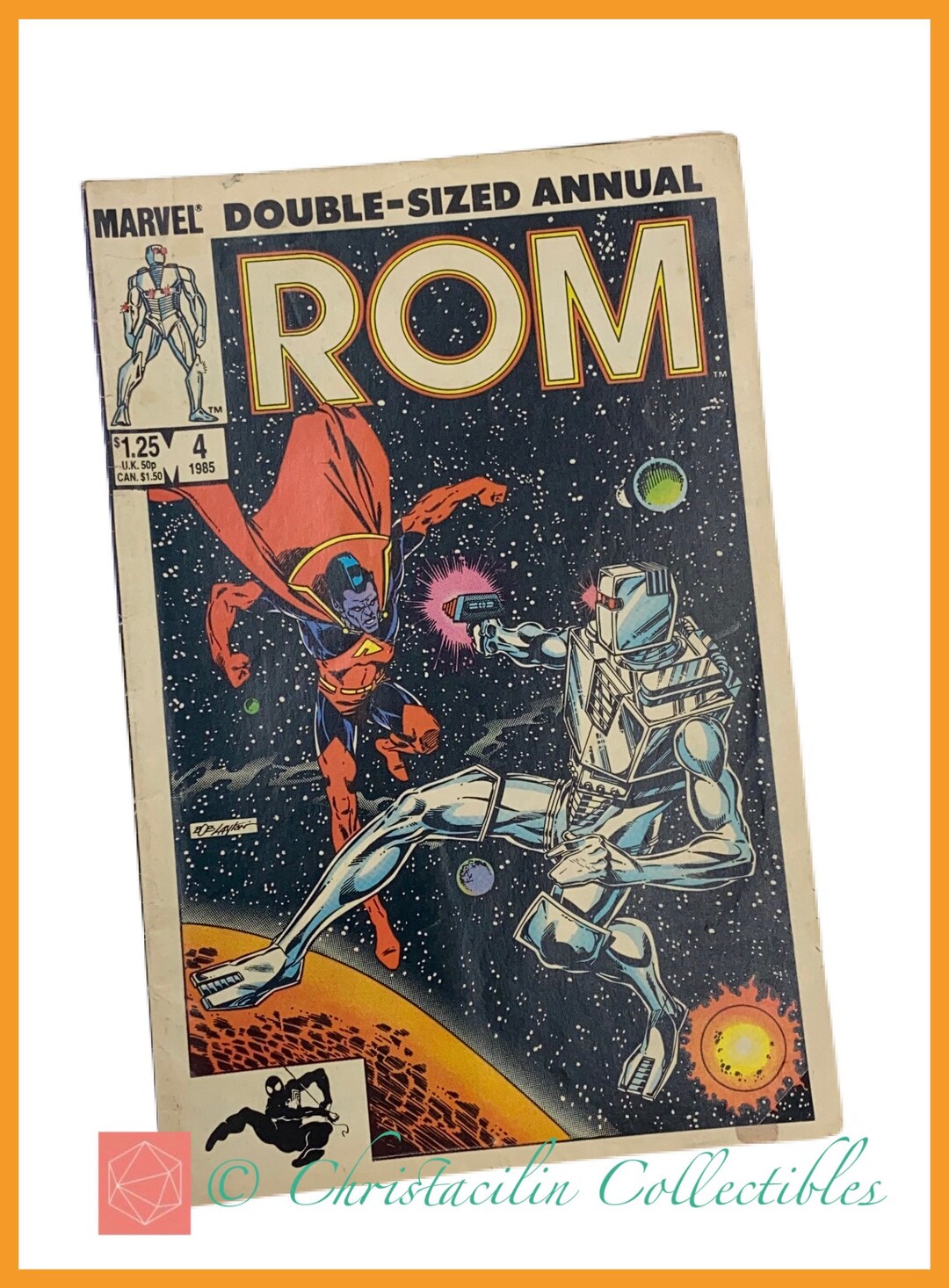 Vintage Comic | 1985 ROM Annual - Vol 1 - No. 4 - Etsy