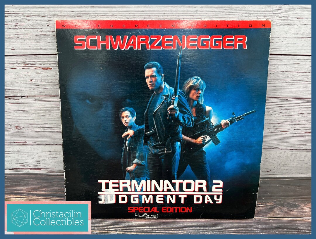 Vintage Movie 1993 terminator 2 Judgement Day Laserdisc Movie Set - Etsy
