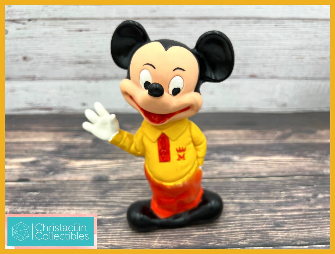 Vintage Toy | 1960s Mickey Mouse Squeak Figure by Walt Disney ...