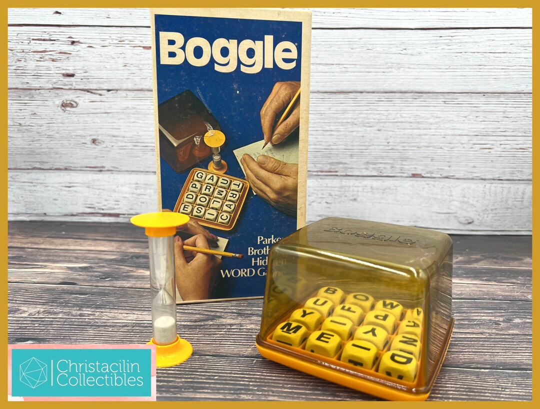 Vintage Game 1976 Boggle Word Game - Etsy
