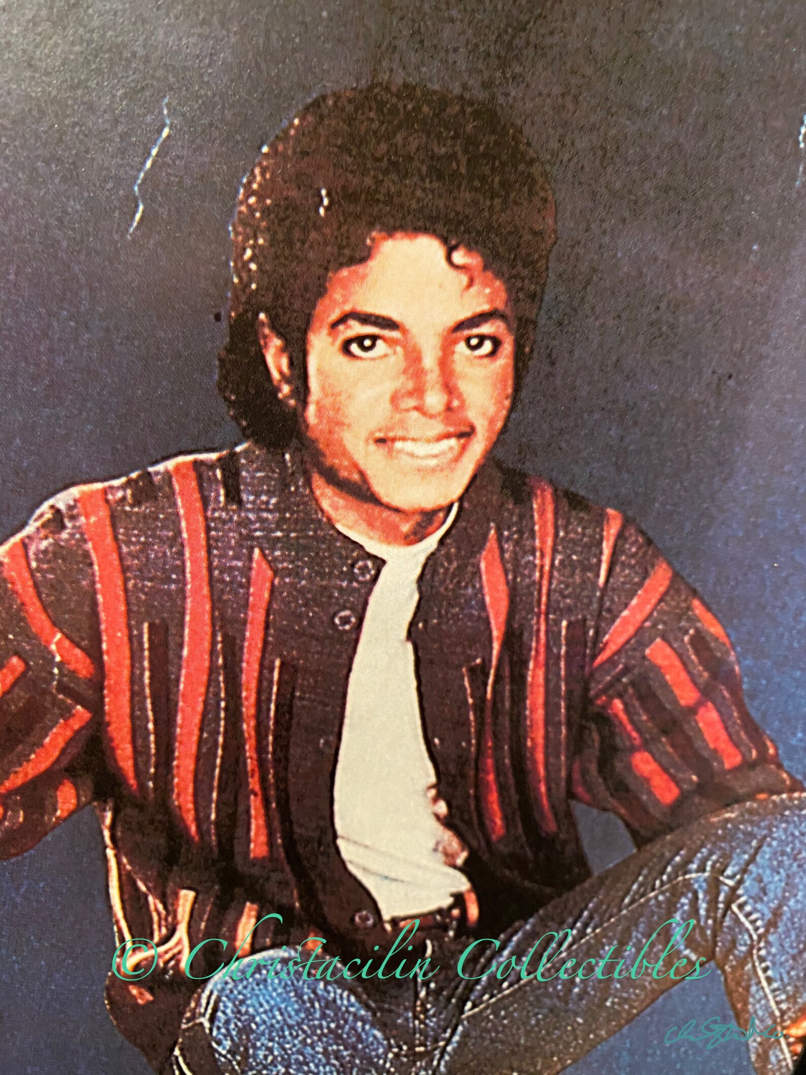 Vintage Poster 1982 Tribute to Michael Jackson | Etsy