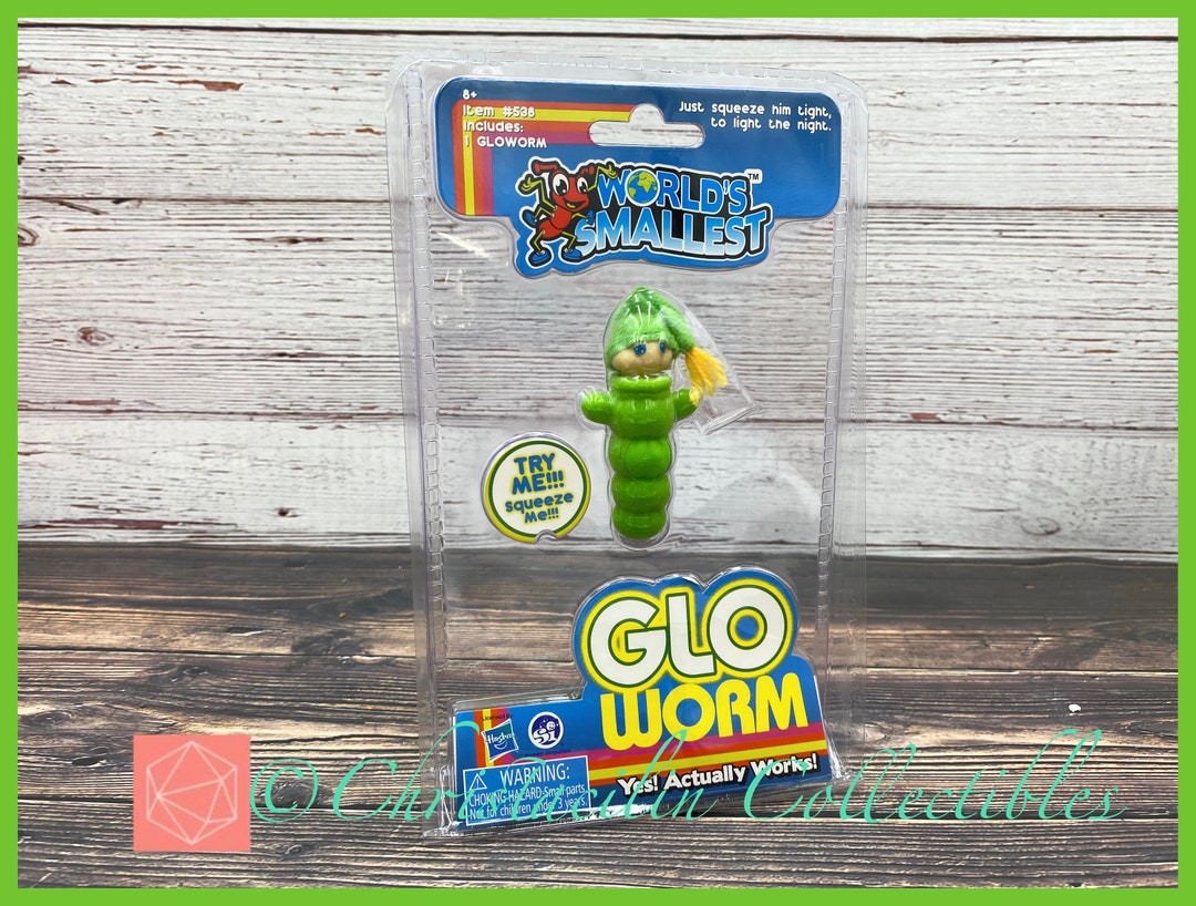 Retro Toy | World's Smallest Glo Worm - It Lights Up! for Dollhouse or Crafting Projects - Etsy
