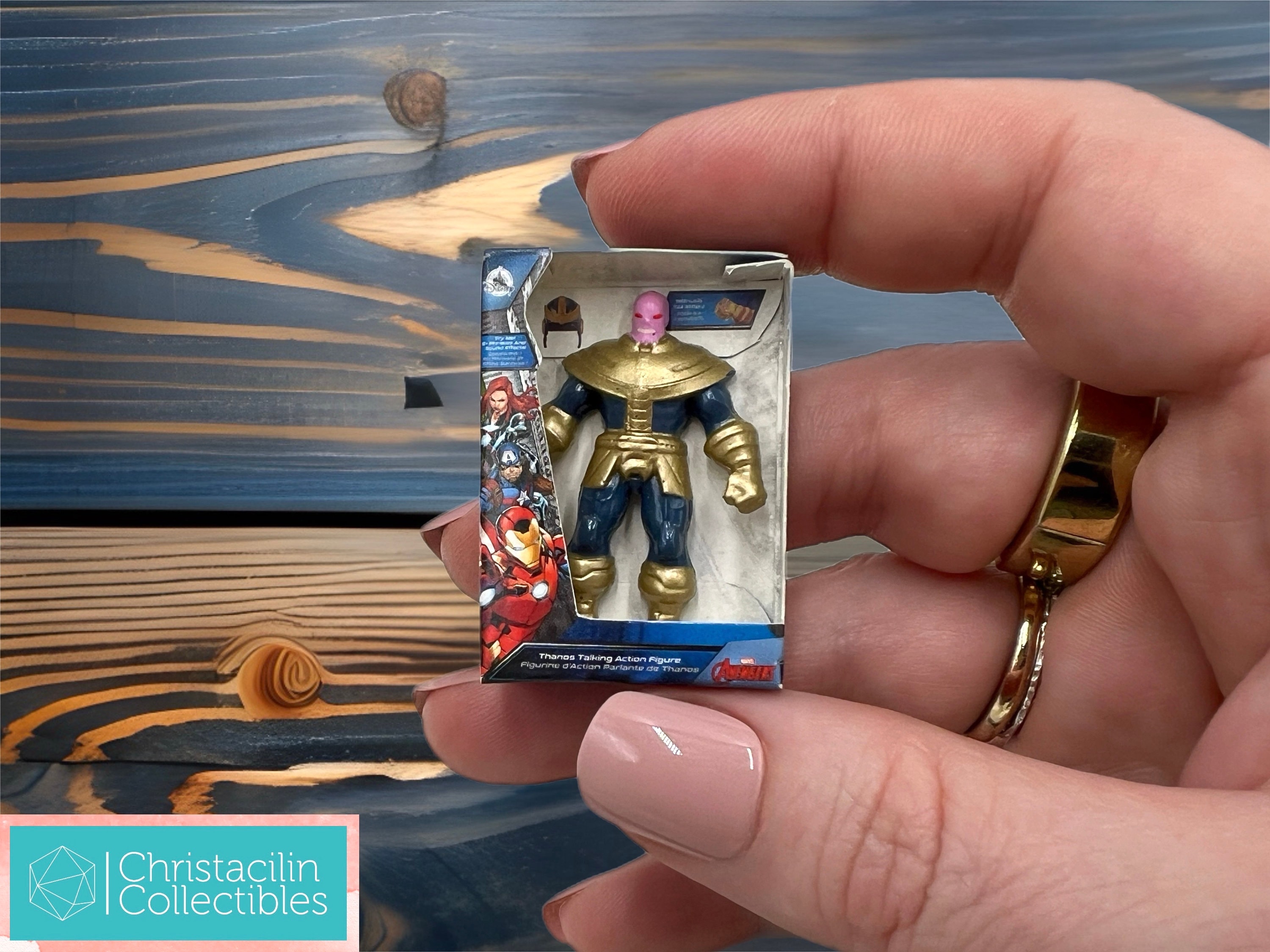 Mini Figure | Tiny "thanos" Replica Marvel Movie Toy by Disney for ...