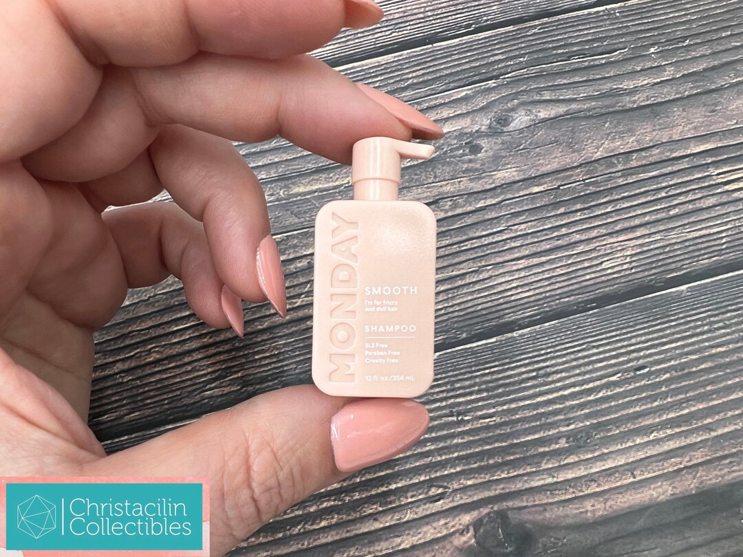 Mini Things Tiny Monday Smooth Shampoo Bottle Replica - Etsy