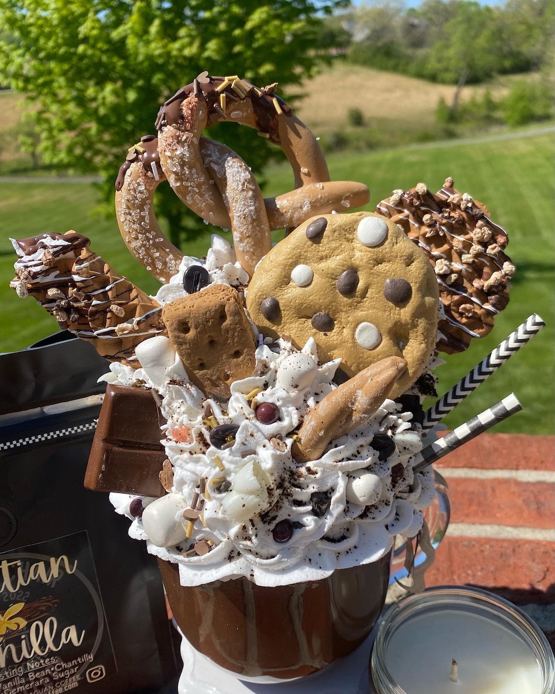 Faux Chocolate Drink, Fake Sweets, Fake Cookie, Fake Pretzel, Fake Hot ...