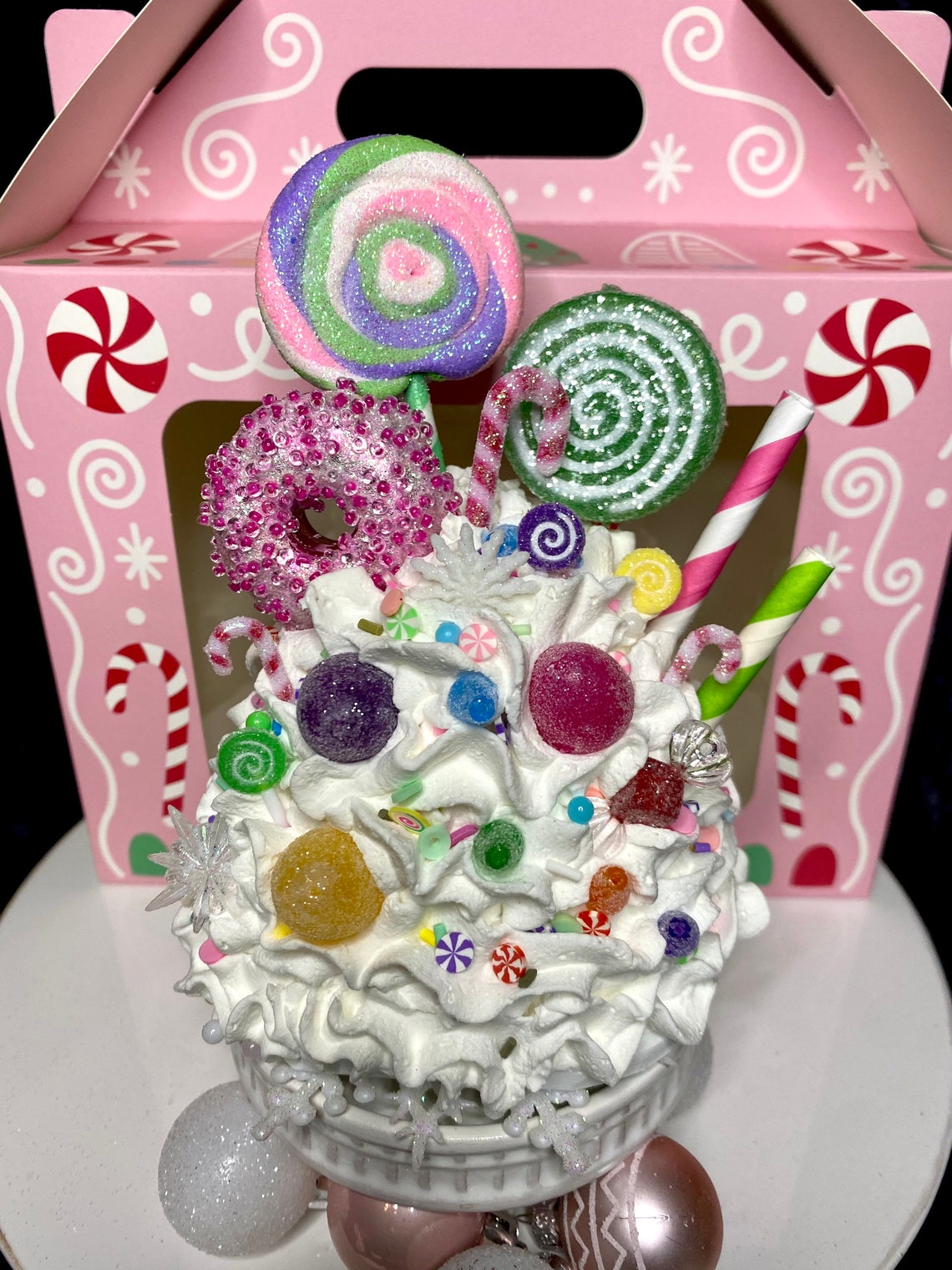 Candy Land Faux Whip Mug Topper - Etsy