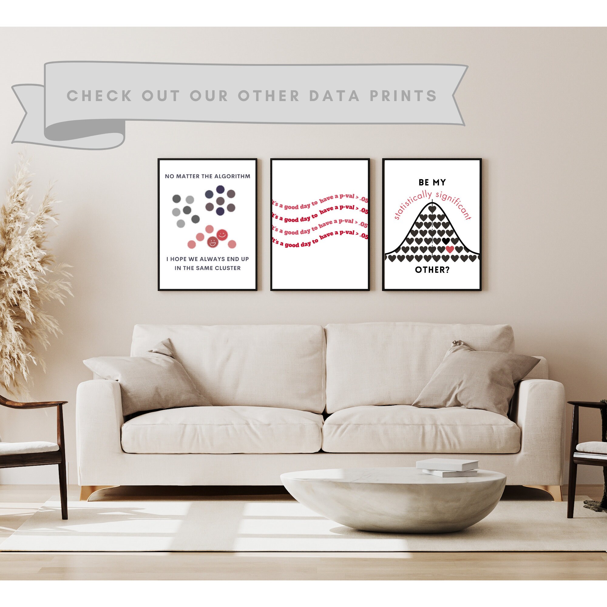Data Analyst Gift. Statistics Wall Art. Clustering. Digital Download ...
