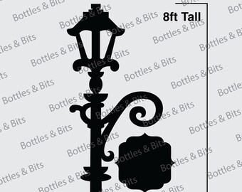 8ft Street Lantern Template When Made. Printable Trace and Cut ...