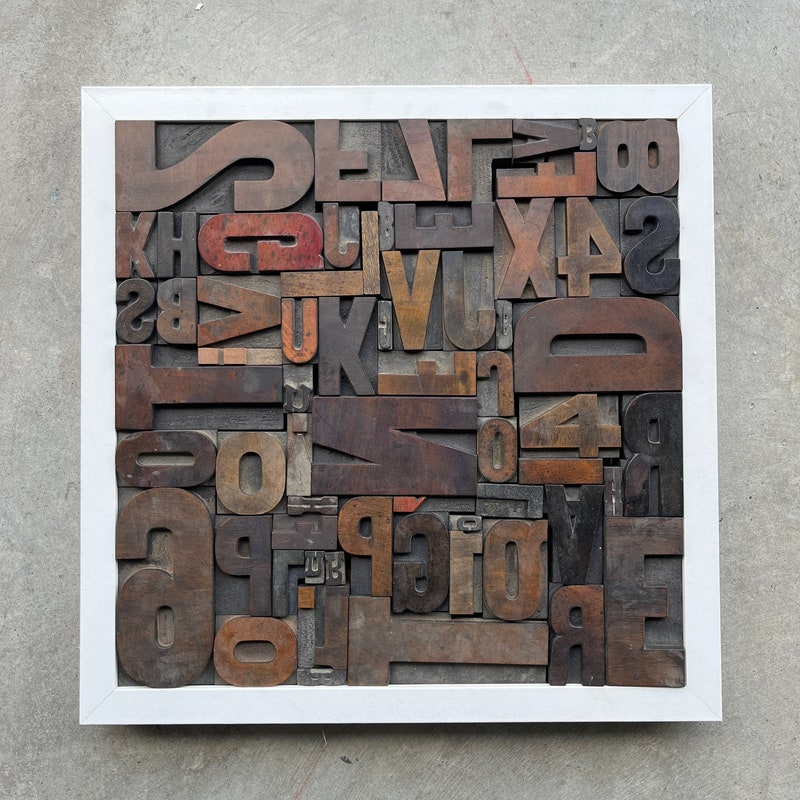 Letterpress Blocks - Etsy