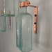 Floating Copper Hangers for Bottle Collection Wall Display, Single ...