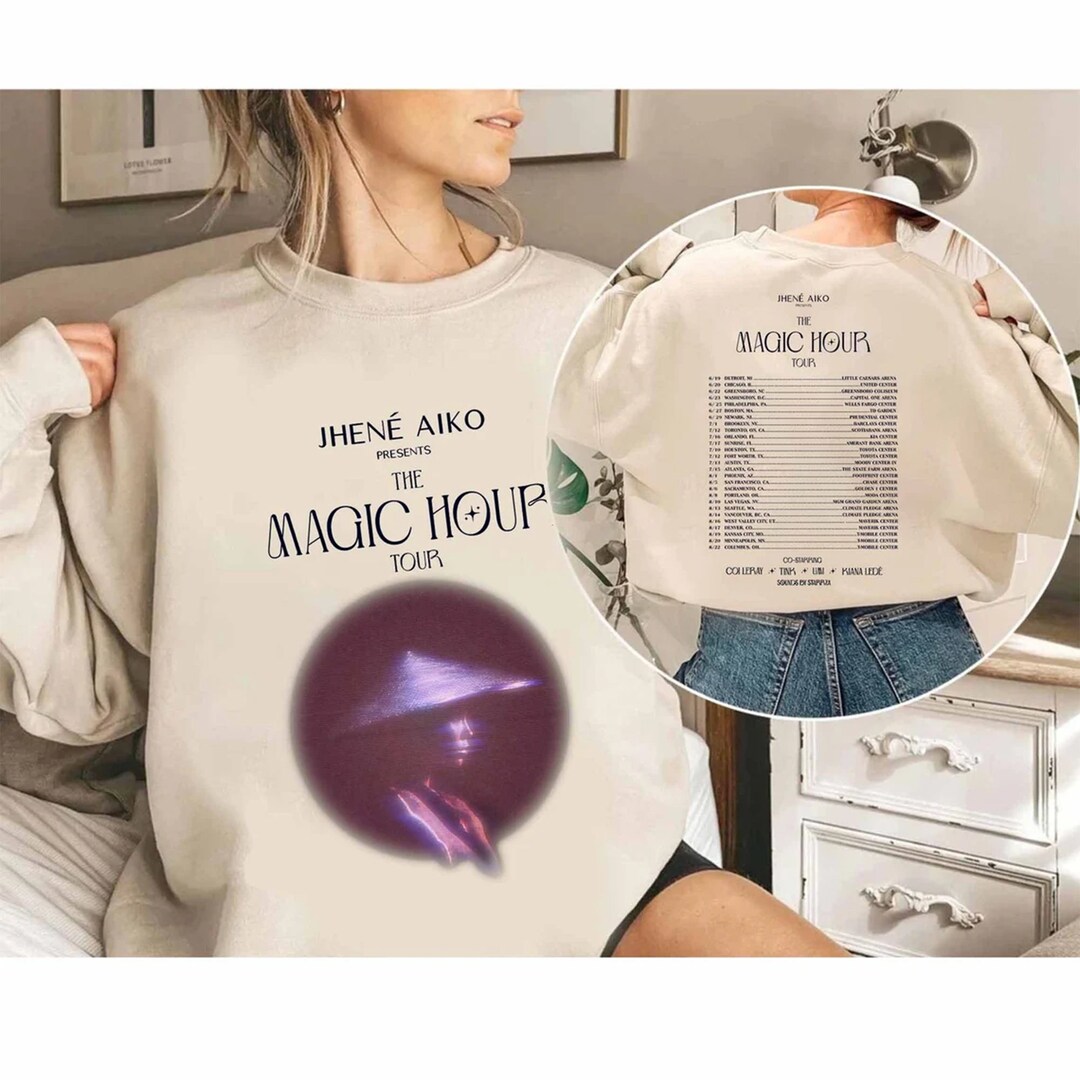Jhene Aiko the Magic Hour Tour 2024 Shirt, Jhene Aiko Fan Shirt, Jhene Aiko 2024 Tour Shirt, the ...