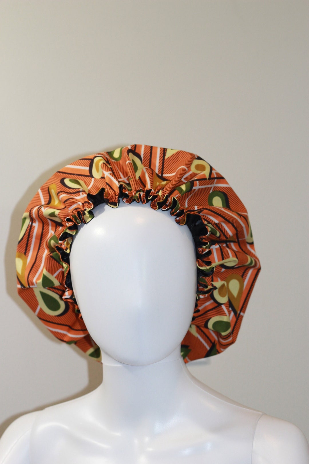 Double Sided Bonnet, African Print Bonnet, Silky Bonnet, Protective ...