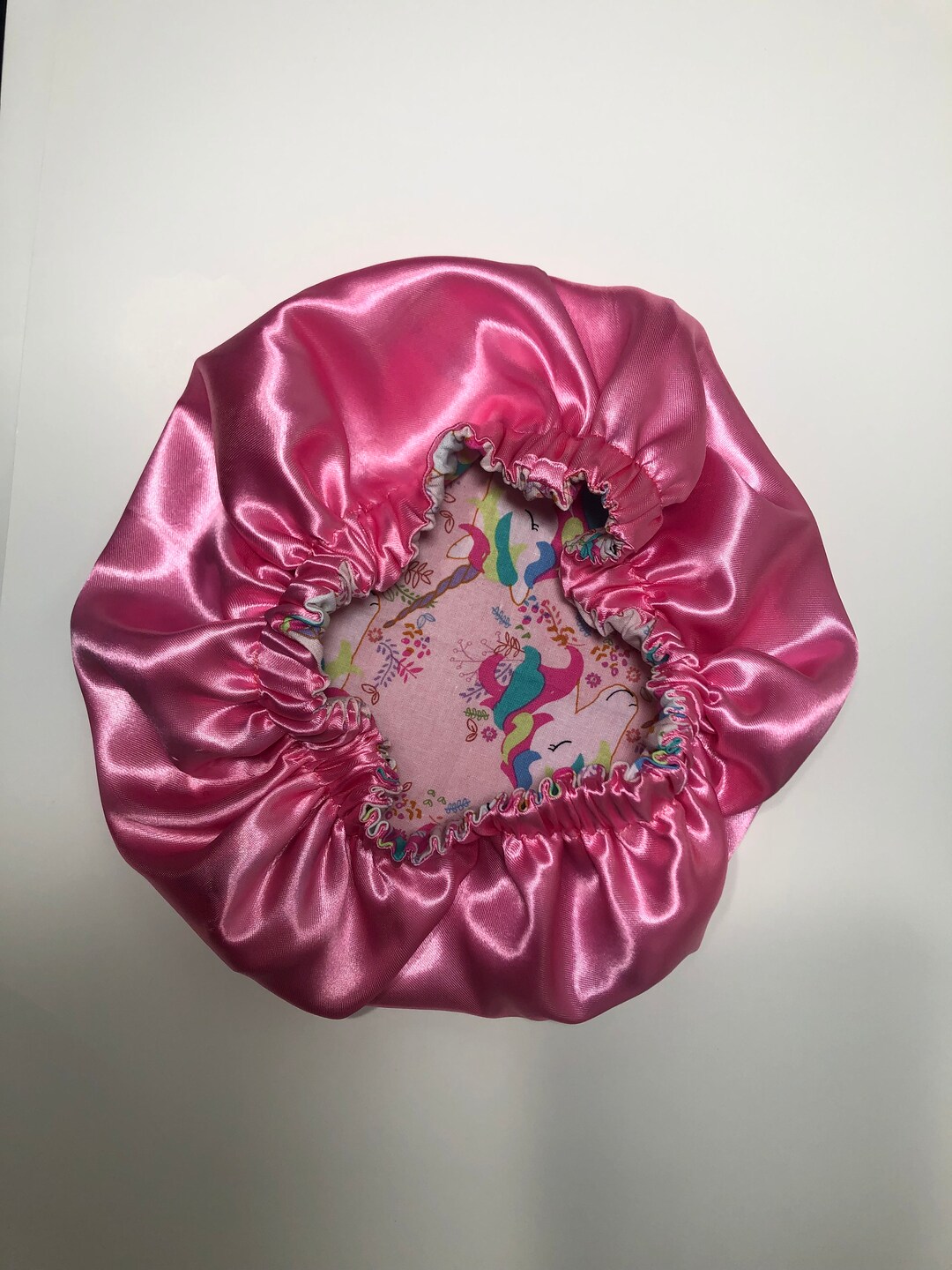 Unicorn Bonnet Girls Character Bonnet Little Girls Hair Bonnet Silk ...