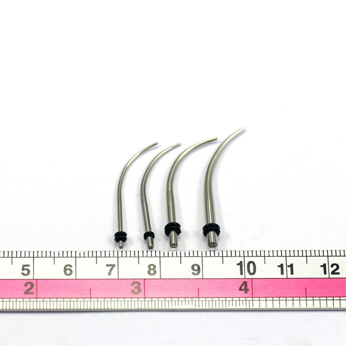 Long Curved Ear Taper With O Rings Unique Taper | Etsy