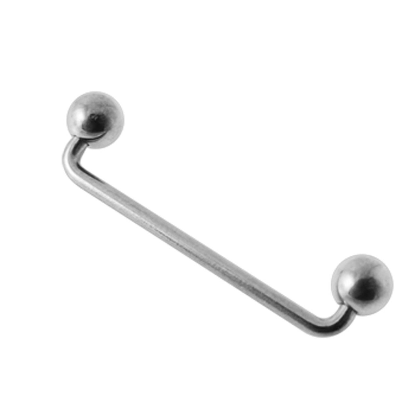 Staple Surface Bar With Round Tops G23 Titanium Barbell | Etsy