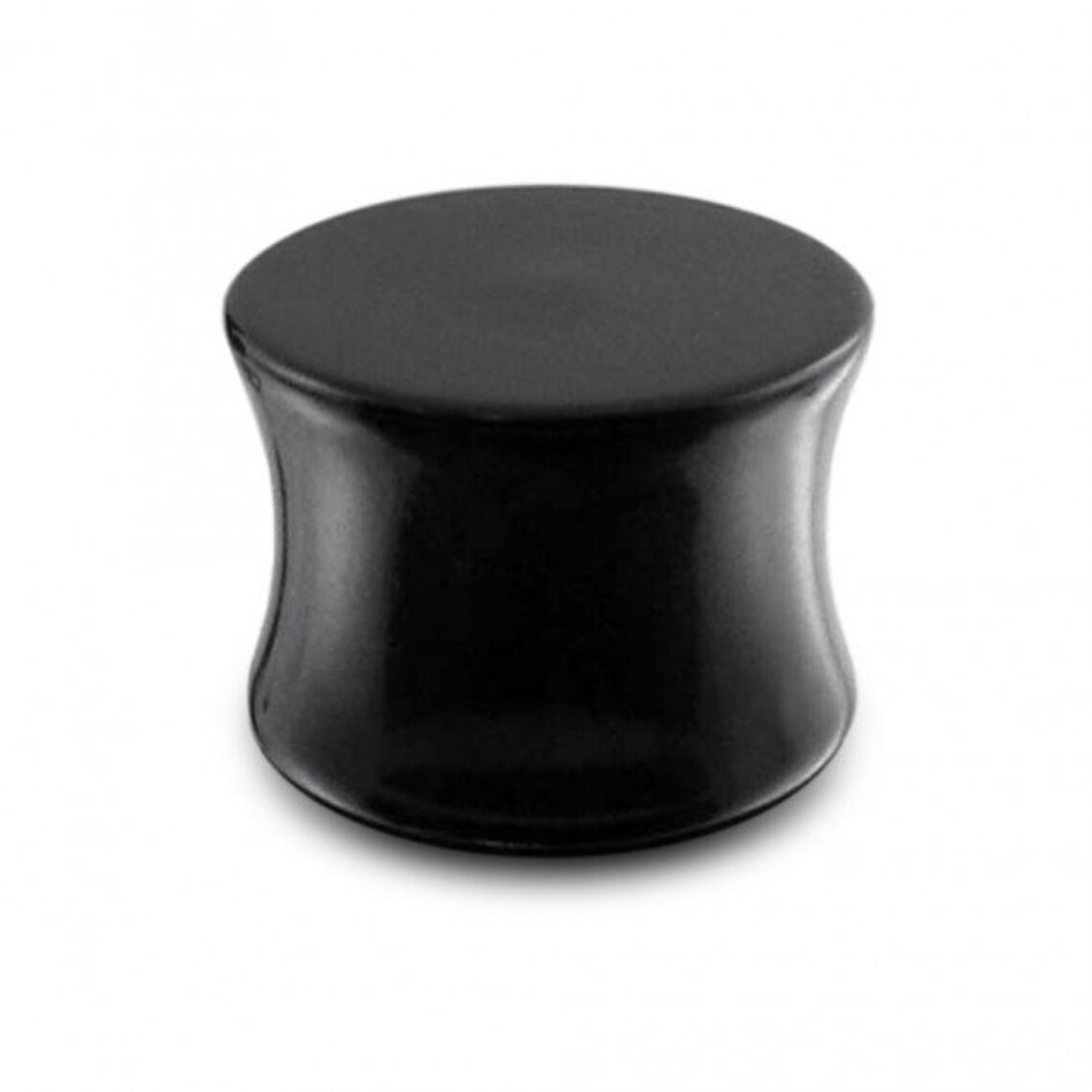 Simple Black Flesh Plug Saddle Plugs Gauge Earrings Plugs - Etsy