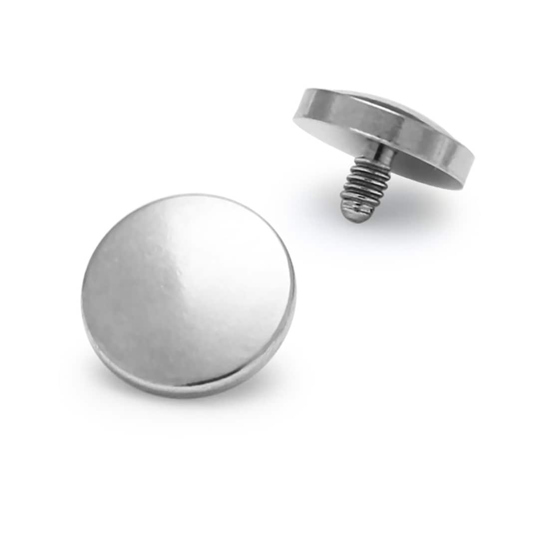 Disc Dermal Top Surgical Steel Microdermal 14G Stud Price for 1 Piece 1 ...