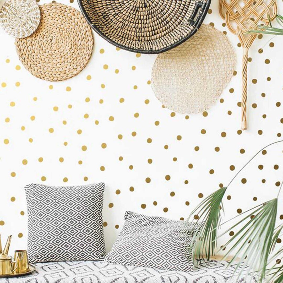 70pcs Hand Drawn Polt Dots Wall Sticker Baby Nursery Kids Room ...