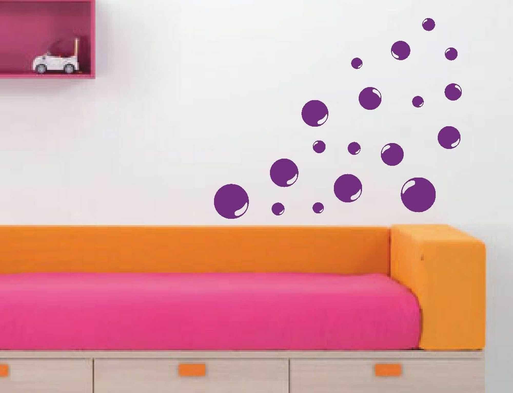 38 BUBBLES Vinyl Sticker Decals Sheet Bathroom Tile Wall Art Home Car ...