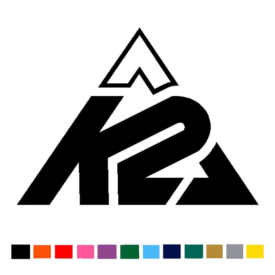 K2 Skate Snowboard Ski Logo Vinyl Decal Car Window Laptop Board Sticker ...
