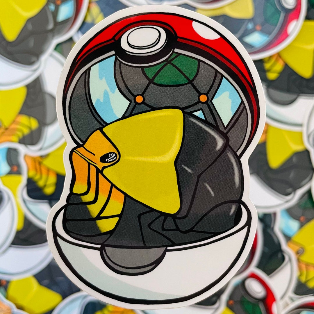 Rubber Ducky Isopod Poké Ball Vinyl Sticker - Etsy