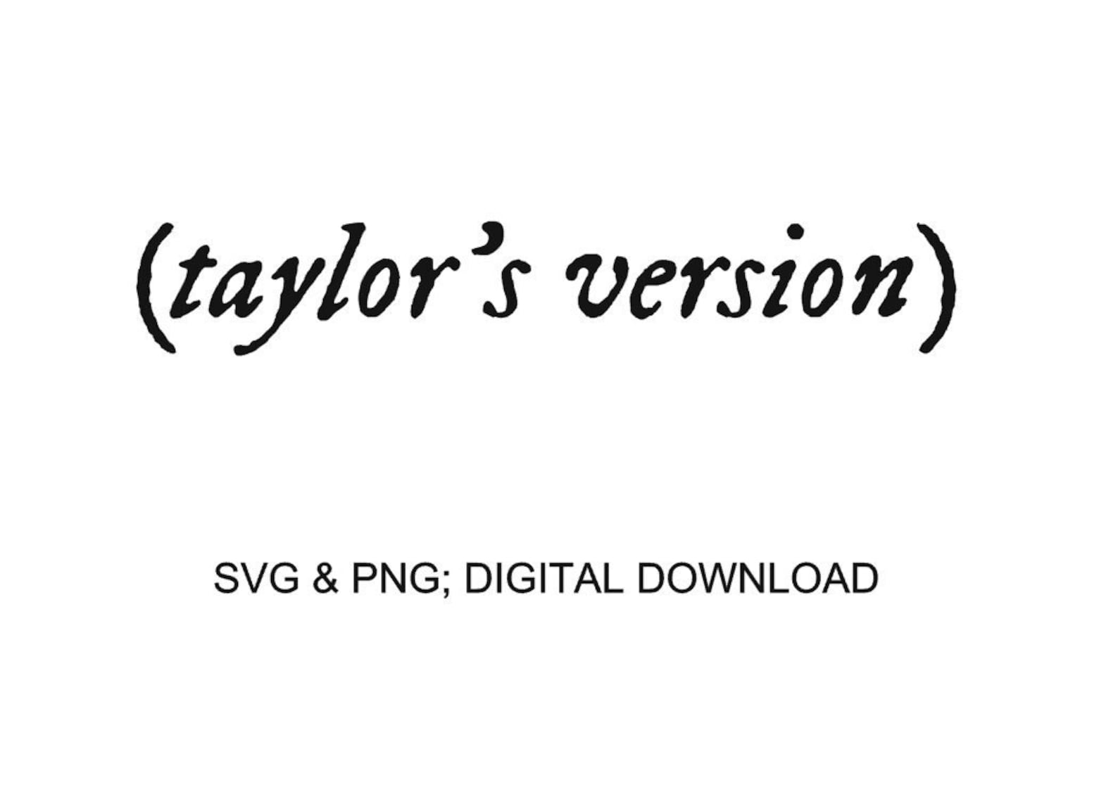 Taylor Swift Svg Taylor Swift Png Taylors Version Png - Etsy Norway