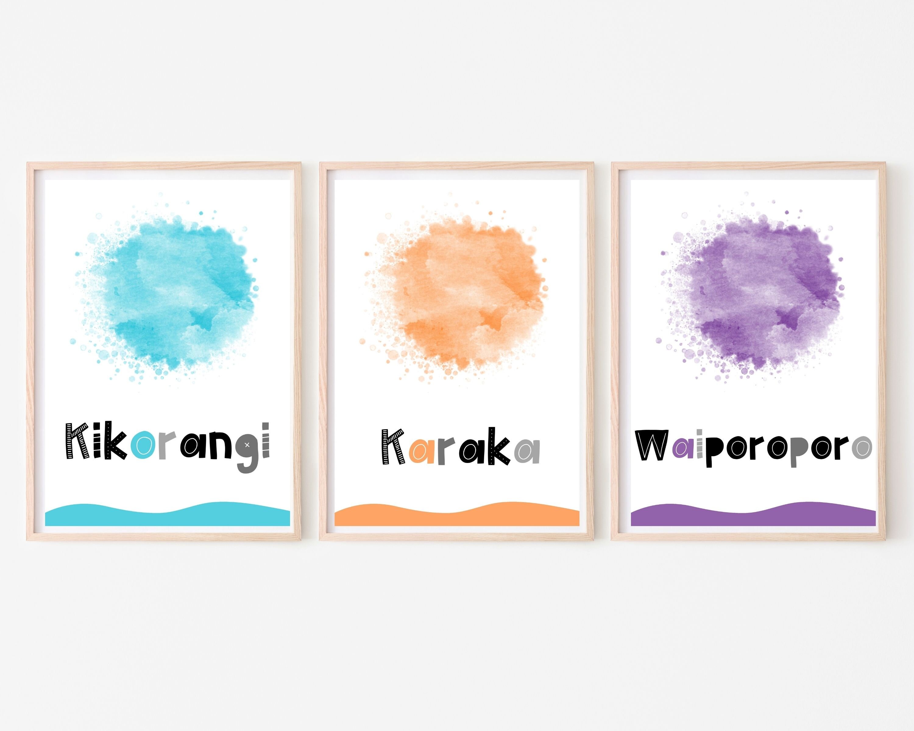 Maori Colour Flashcards learn Maori Vocabulary Cards ESL Flashcards ...