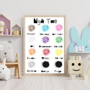 Maori Colours - Classroom Printables, Classroom Poster, Kindergarten ...