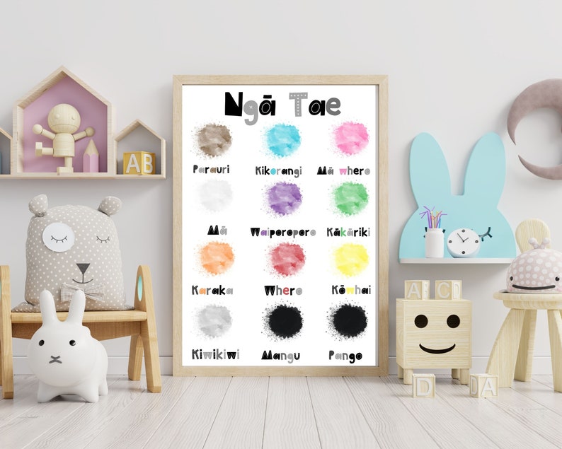 Maori Colours - Classroom Printables, Classroom Poster, Kindergarten ...