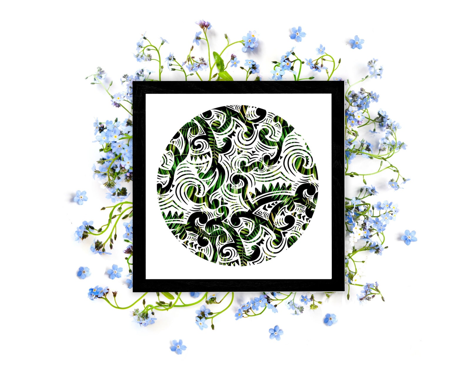 Koru Pattern Design New Zealand Plant Pacific Islands Art - Etsy New ...