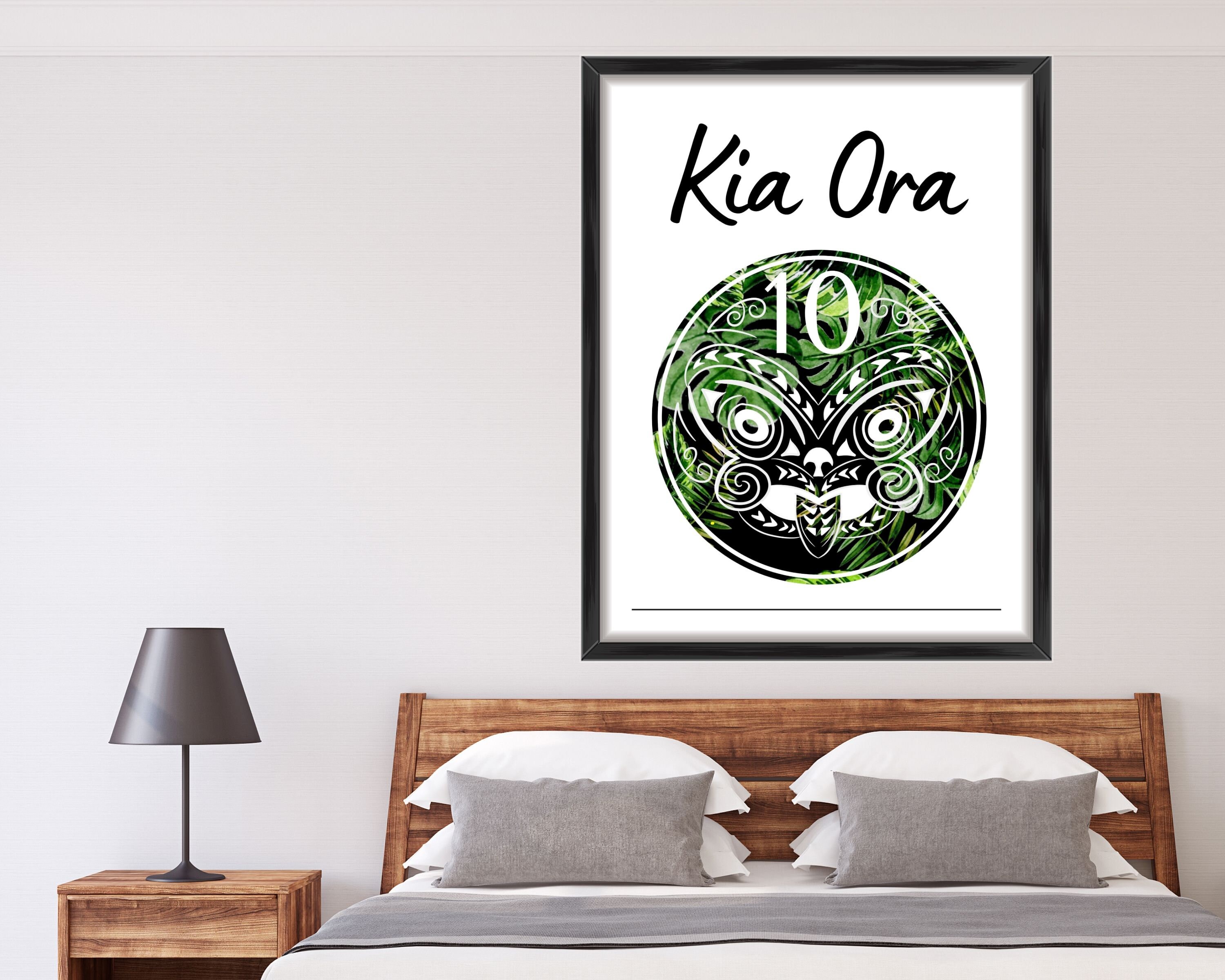 Kia Ora New Zealand Pirnt Hello Greeting Maori Language NZ Poster Te ...