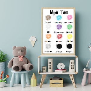 Maori Colours - Classroom Printables, Classroom Poster, Kindergarten ...