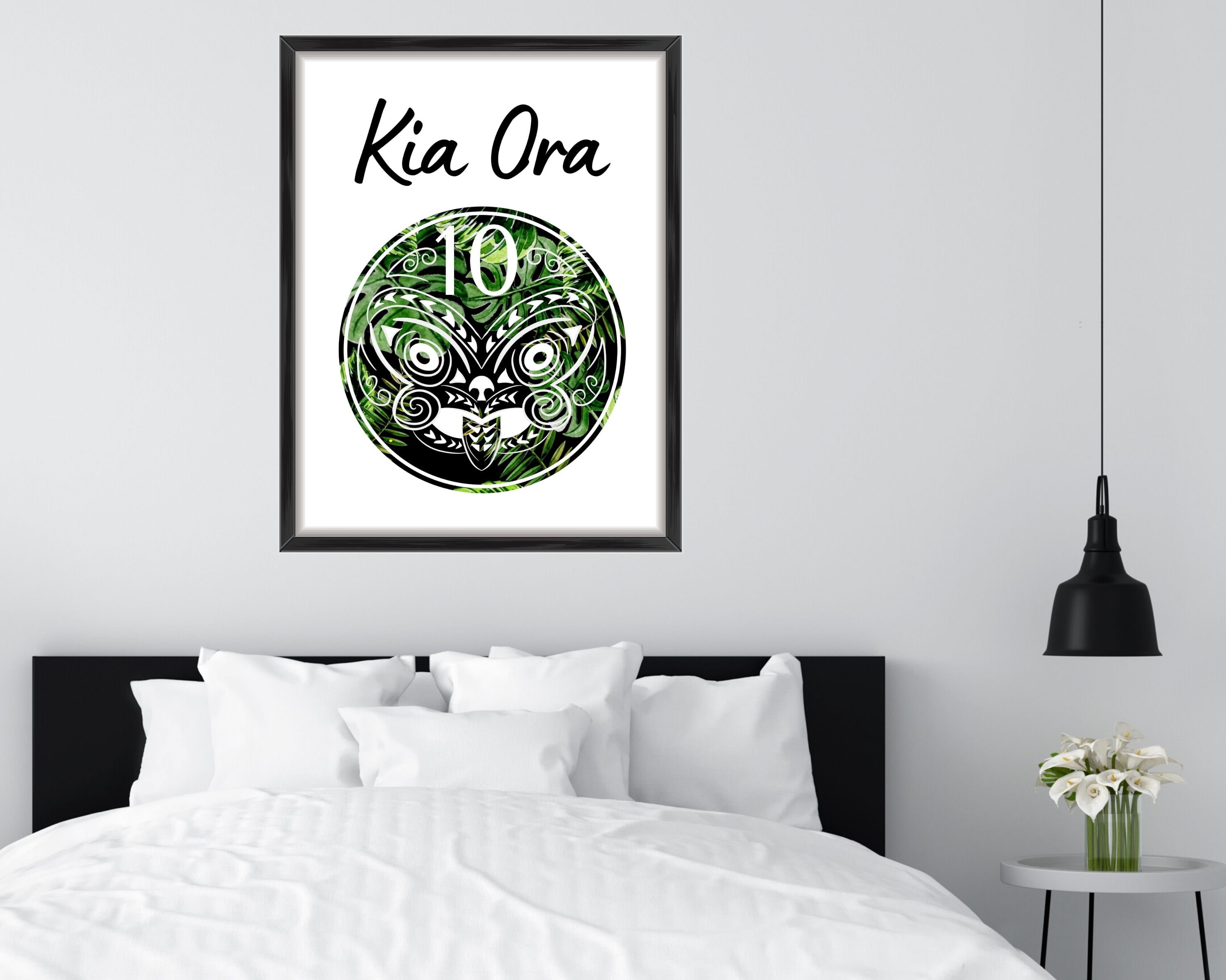 Kia Ora New Zealand Pirnt Hello Greeting Maori Language NZ Poster Te ...