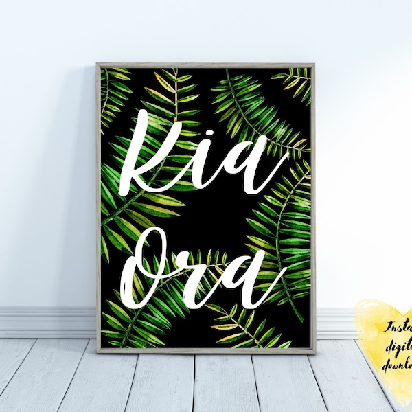 Maori Hello Poster - Etsy