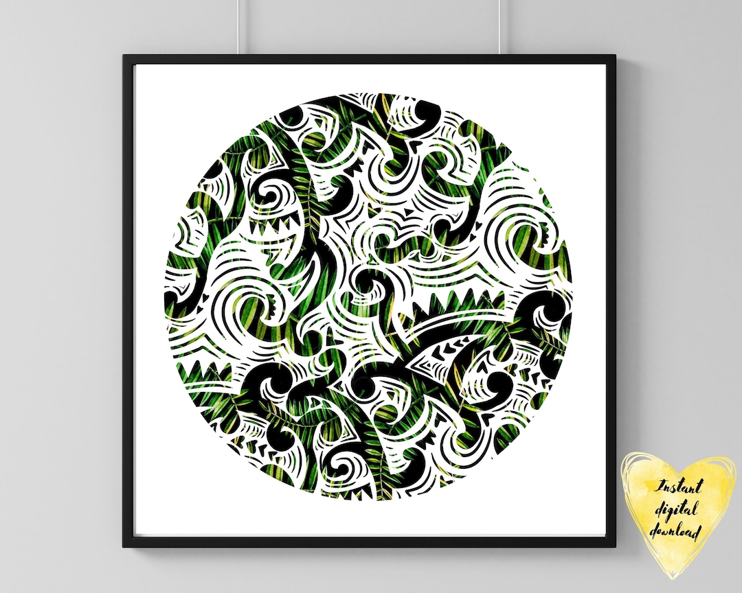 Koru Pattern Design New Zealand Plant Pacific Islands Art Maori ...