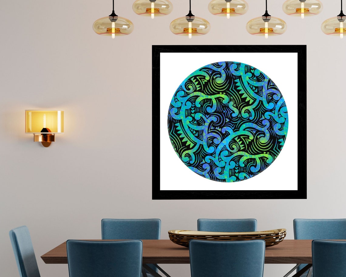 New Zealand Prints Maori Design Kiwi Print Maori - Etsy New Zealand