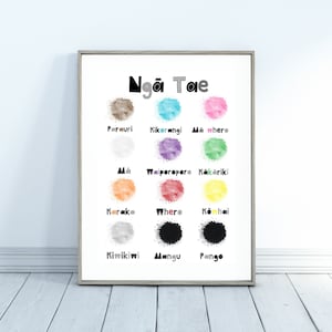 Maori Colours - Classroom Printables, Classroom Poster, Kindergarten ...
