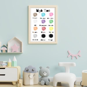 Maori Colours - Classroom Printables, Classroom Poster, Kindergarten ...