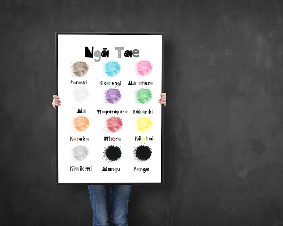 Maori Colours - Classroom Printables, Classroom Poster, Kindergarten ...
