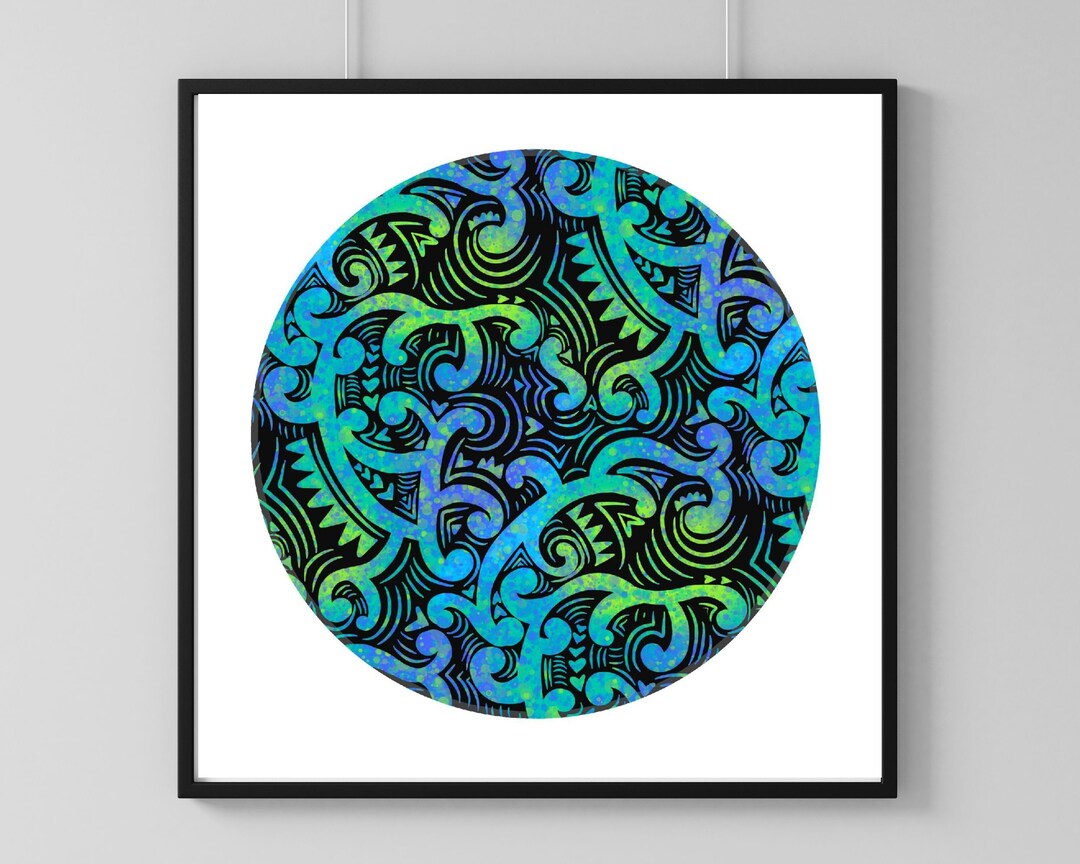New Zealand Prints Maori Design Kiwi Print Maori - Etsy New Zealand