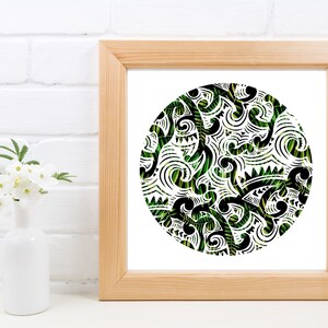 Koru Pattern Design New Zealand Plant Pacific Islands Art Maori ...