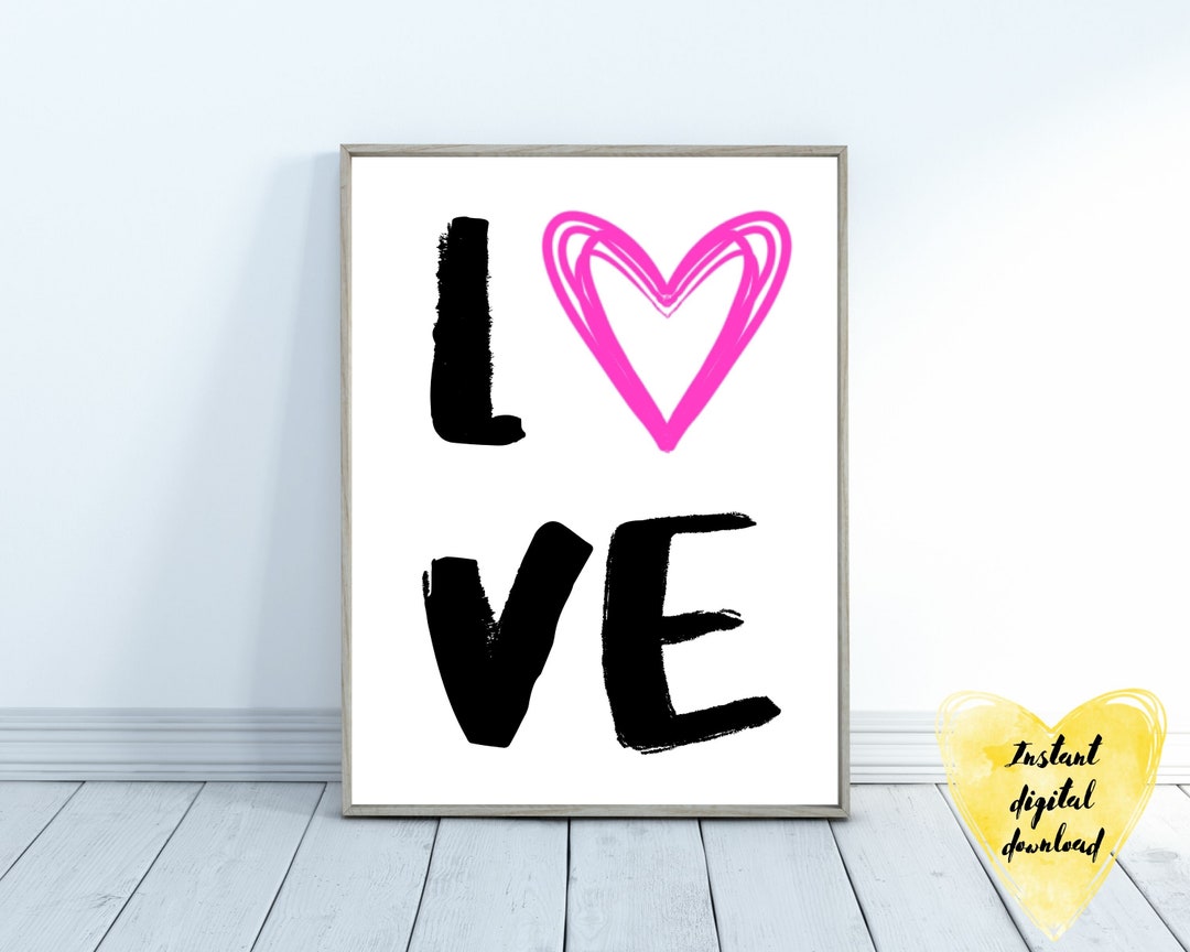 Love Art Prints - Love Printables - Couple Art Prints - Quote Art ...