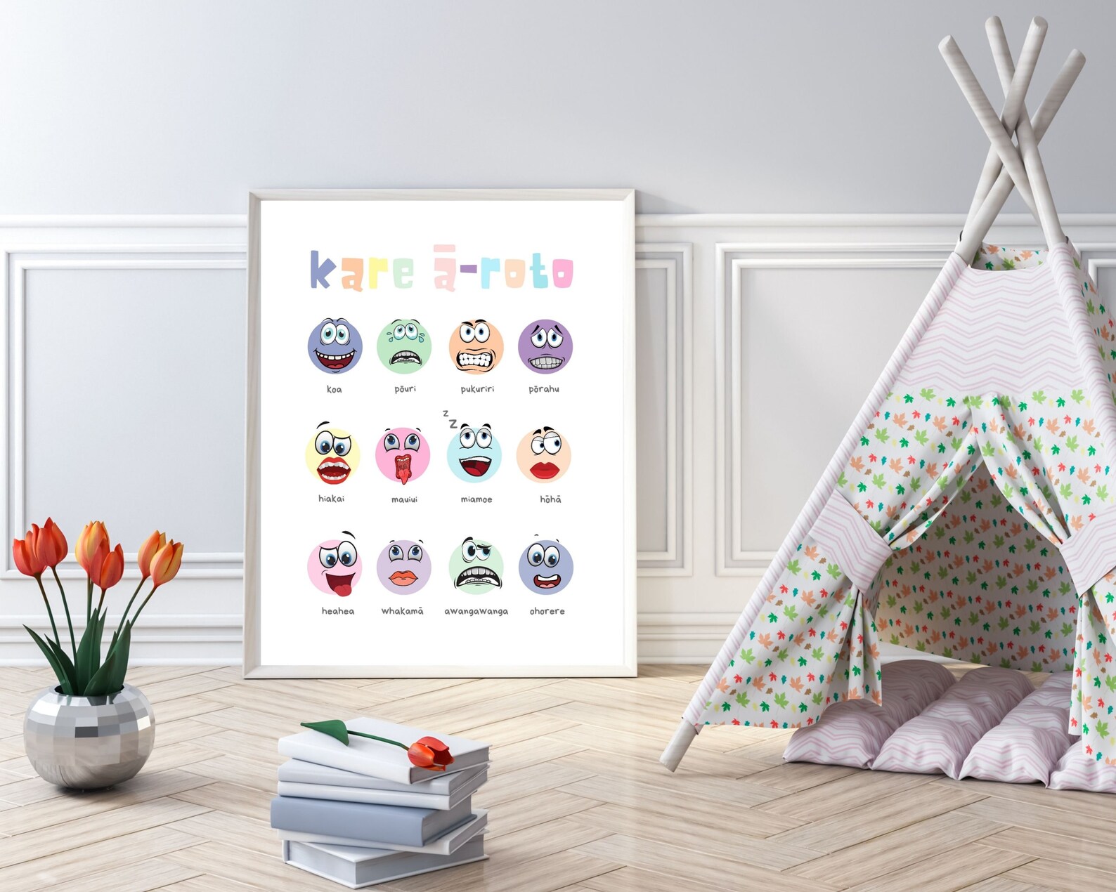 Feelings Poster Te Reo Maori to English Classroom Decor Teaching Poster ...