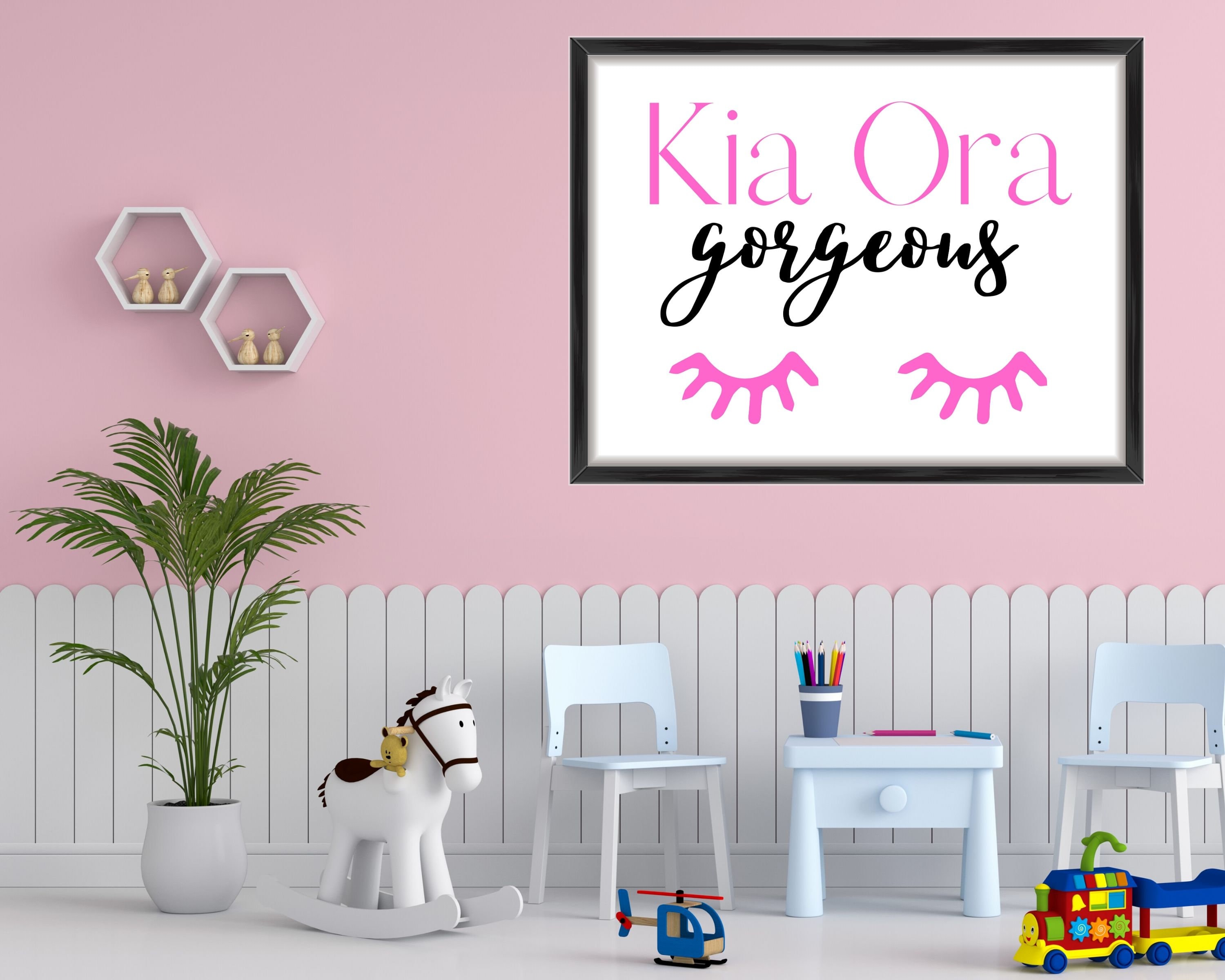 Kia Ora Hello Gorgeous New Zealand Print Maori Language Hello Greeting ...