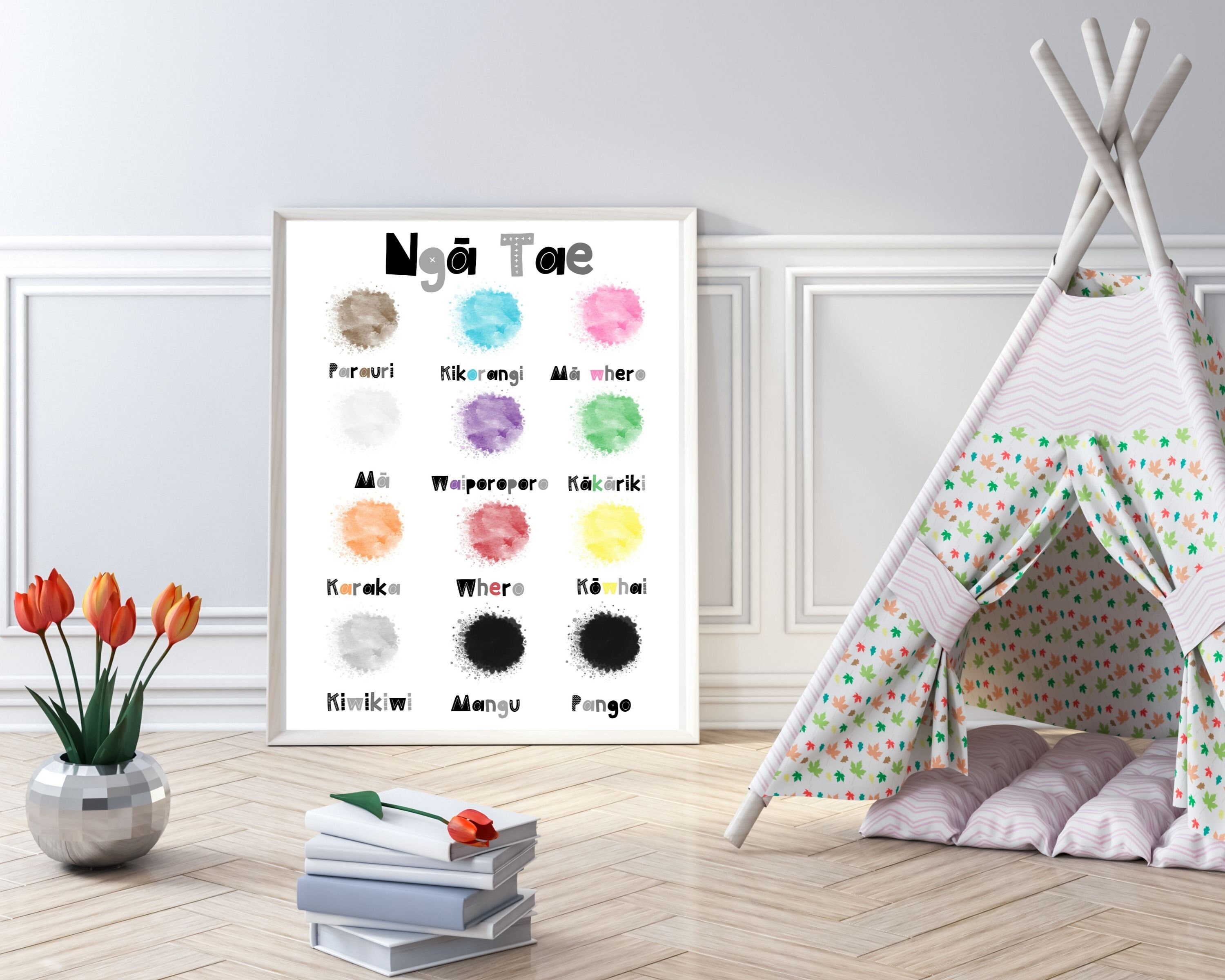 Maori Colours - Classroom Printables, Classroom Poster, Kindergarten ...