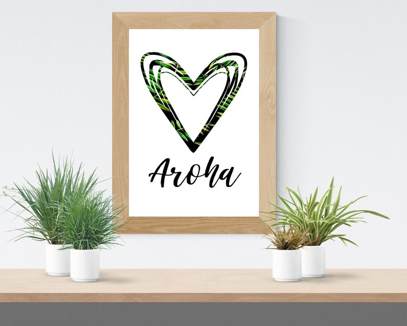 New Zealand Aroha Maori Love Maori language NZ poster | Etsy