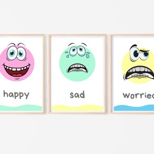 Emotion Flashcards - for Kids - Vocabulary Cards - ESL Flashcards ...